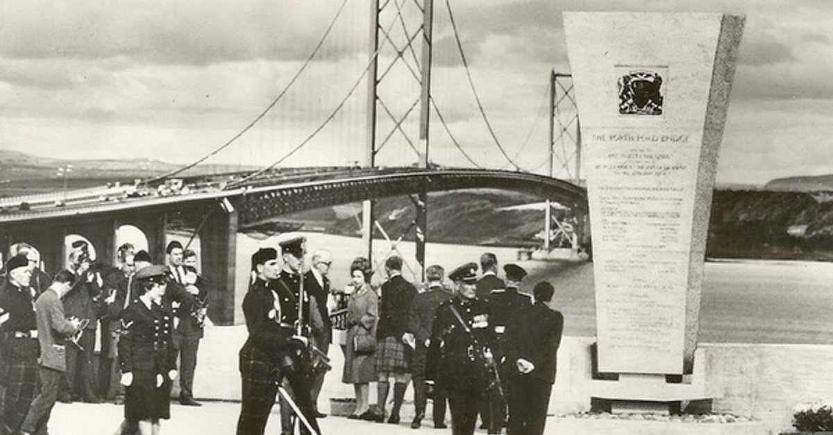 Forth Road Bridge Opening 1964