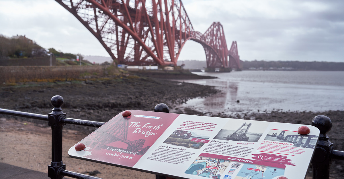 Town Pier Trail Stop | Forth Bridges Trail